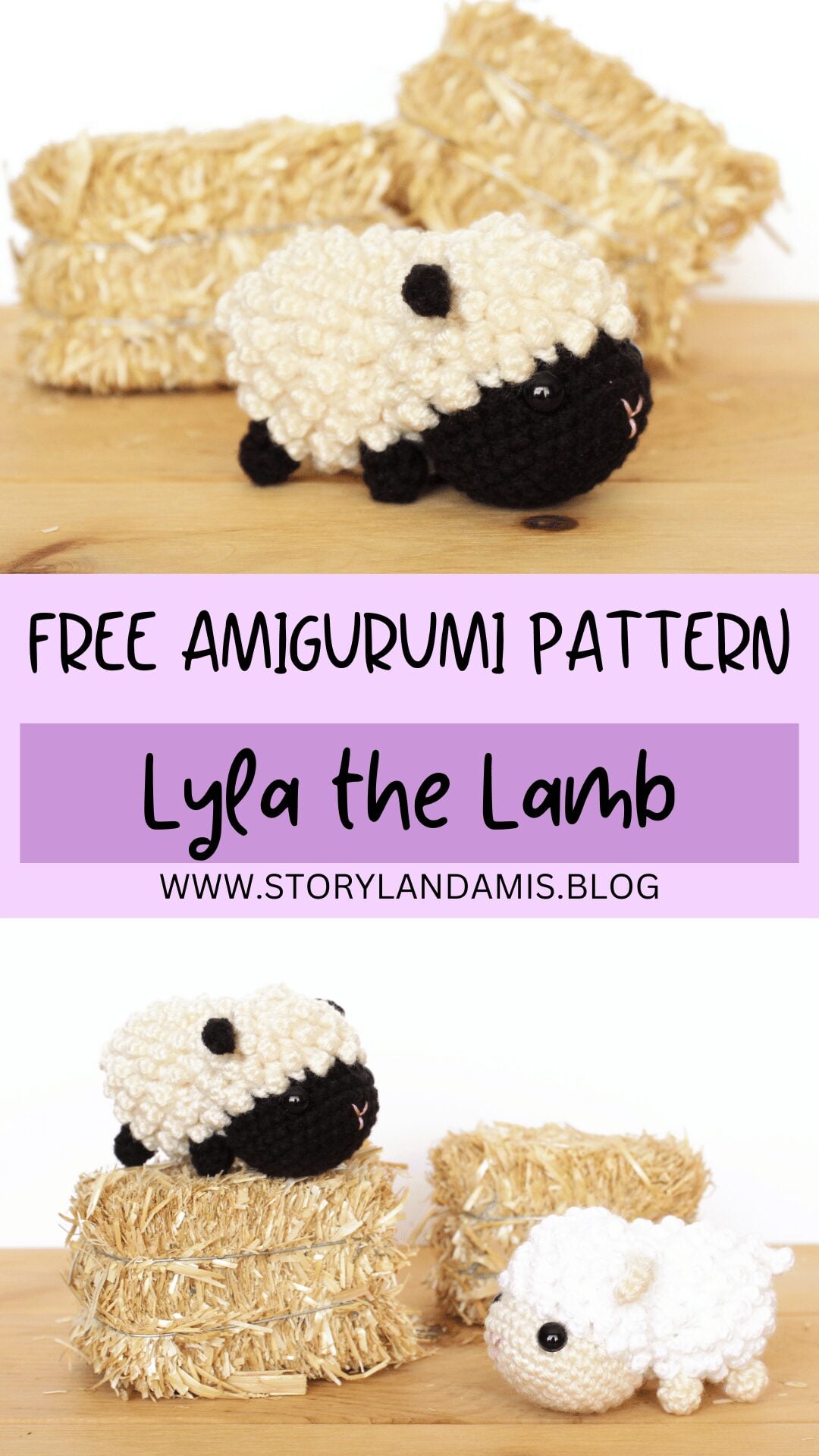 Baby Lamb Amigurumi Pattern Free Crochet Pattern - Storyland Amis
