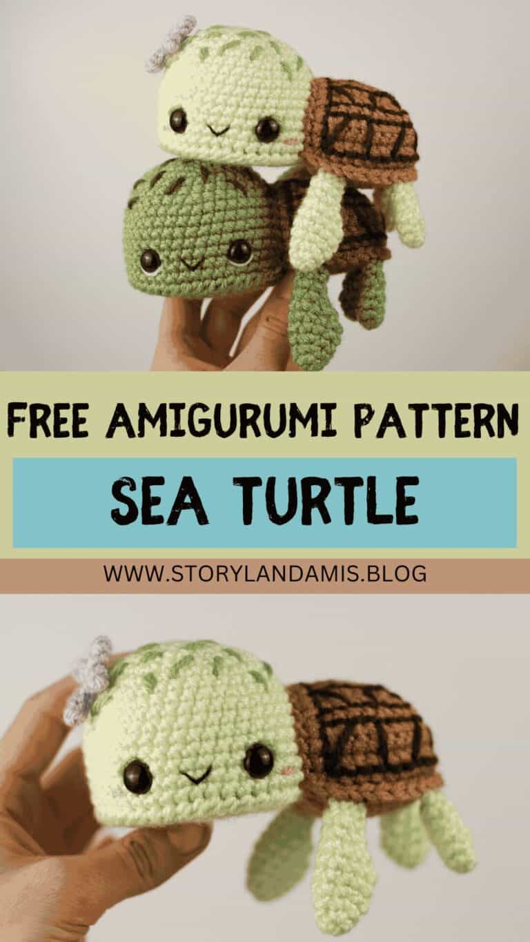 Sea Turtle Amigurumi Pattern - Free Crochet Tutorial - Storyland Amis